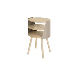 Beistelltisch Nola III grau Ma&szlig;e (cm): H: 69 &Oslash;: 40 Tische > Beistelltische > Beistelltische in Holzoptik &raquo; Sofa DE
