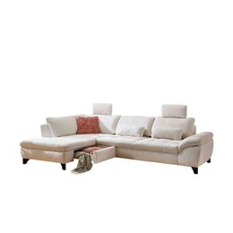 Lounge Collection Ecksofa Charme beige Ma&szlig;e (cm): B: 306 H: 81 Sofas > Sofas nach Material > Stoffsofas &raquo; Sofa DE