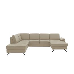 meinSofa Wohnlandschaft mit Sitz- und R&uuml;ckenbezug aus Leder Kathi beige Sofas > Sofas nach Material > Ledersofas &raquo; Sofa DE
