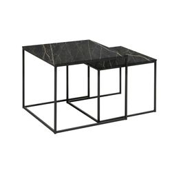 U.N.O uno Couchtisch 2er Set Simon grau Ma&szlig;e (cm): B: 50 H: 43,5 Tische > Couchtische > Couchtische nach Material &raquo; Sofa DE