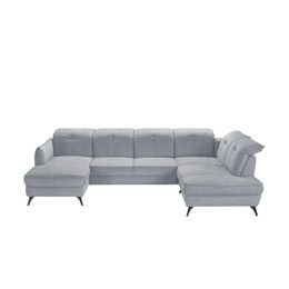 Medium Wohnlandschaft inklusive diverser Funktionen Milan grau Ma&szlig;e (cm): B: 350 H: 90 T: 240.0 Sofas > Sofas nach Material > Stoffsofas &raquo; Sofa DE
