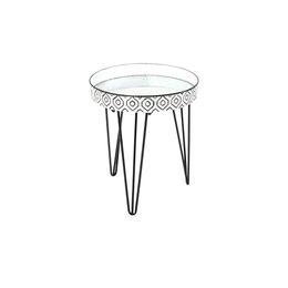 Beistelltisch Isca verspiegelt Ma&szlig;e (cm): H: 46 &Oslash;: 39 Tische > Beistelltische > Beistelltische mit Metalltischplatte &raquo; Sofa DE