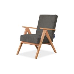 KONSIMO Sessel Naset grau Ma&szlig;e (cm): B: 60 H: 90 Sessel & Hocker > Sessel nach Material > Stoff Sessel &raquo; Sofa DE