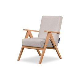 KONSIMO Sessel Naset beige Ma&szlig;e (cm): B: 60 H: 90 Sessel & Hocker > Sessel nach Material > Stoff Sessel &raquo; Sofa DE