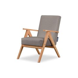 KONSIMO Sessel Naset beige Ma&szlig;e (cm): B: 60 H: 90 Sessel & Hocker > Sessel nach Material > Stoff Sessel &raquo; Sofa DE