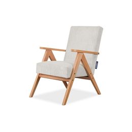 KONSIMO Sessel Naset creme Ma&szlig;e (cm): B: 60 H: 90 Sessel & Hocker > Sessel nach Material > Stoff Sessel &raquo; Sofa DE
