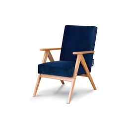 KONSIMO Sessel Naset blau Ma&szlig;e (cm): B: 60 H: 90 Sessel & Hocker > Sessel nach Material > Stoff Sessel &raquo; Sofa DE