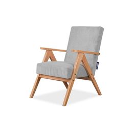 KONSIMO Sessel Naset holzfarben Ma&szlig;e (cm): B: 60 H: 90 Sessel & Hocker > Sessel nach Material > Stoff Sessel &raquo; Sofa DE