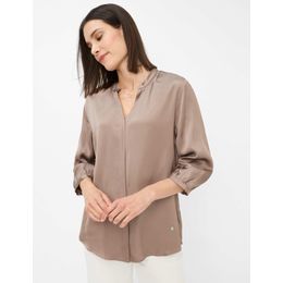 Brax Damen Bluse Style VALEA taupe, hellbraun, Gr. 36
