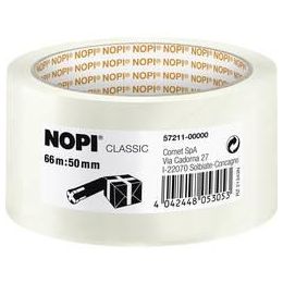 Nopi Classic 57211 Packband Transparent (L x B) 66 m x 50 mm 1 St.