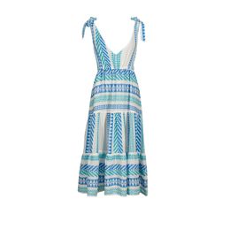 South Beach Kleid Damen Gr&ouml;&szlig;e 36 aqua / hellblau / wei&szlig; Winterkleid