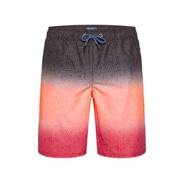 CAMP DAVID Badeshorts Herren Gr&ouml;&szlig;e XL pfirsich / magenta / schwarz