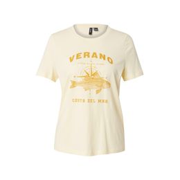 V&eacute;ro Moda Vero Moda T-Shirt 'VMDINA OLLY' Damen Gr&ouml;&szlig;e XS pueblo / hellgelb