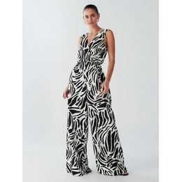 BWLDR Jumpsuit 'Parkes' Damen Gr&ouml;&szlig;e L schwarz / wei&szlig;