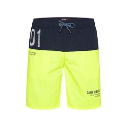 CAMP DAVID Badeshorts Herren Gr&ouml;&szlig;e XXL navy / limone