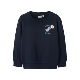 name it Sweatshirt 'NMMVASHA' Jungen Gr&ouml;&szlig;e 92 navy / taubenblau / gelb / dunkelorange