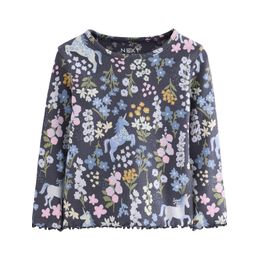 next Shirt M&auml;dchen Gr&ouml;&szlig;e 110 blau / navy / gelb / hellpink