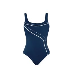 Sun Marin Sunmarin Badeanzug Damen Gr&ouml;&szlig;e L navy / wei&szlig;