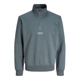 Jack & Jones Jack & Jones Sweatshirt 'JJESoho' Herren Gr&ouml;&szlig;e M dunkelgrau / wei&szlig;