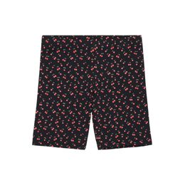 Pieces Kids Shorts 'MULIA' M&auml;dchen Gr&ouml;&szlig;e 116 gr&uuml;n / rot / schwarz