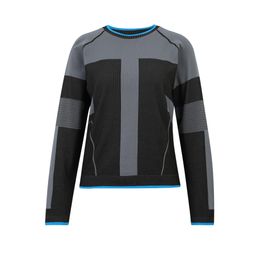 Hummel Sportshirt Damen Gr&ouml;&szlig;e M/L azur / grau / schwarz