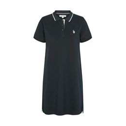 U.S. Polo Assn. Kleid 'UWIka' Damen Gr&ouml;&szlig;e 36 dunkelblau / wei&szlig; Winterkleid