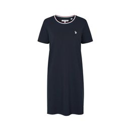 U.S. Polo Assn. Kleid 'UWEbba' Damen Gr&ouml;&szlig;e 34 navy / blutrot / offwhite Winterkleid