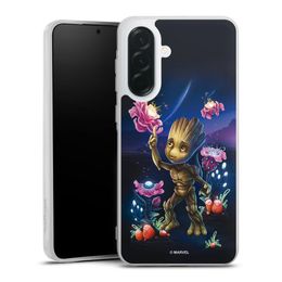 DeinDesign Galaxy A36 5G Handy Silikon H&uuml;lle Case transparent Handyh&uuml;lle Baby Groot Marvel Guardians Of The Galaxy Silikon Case
