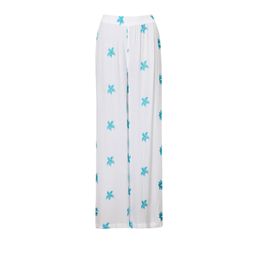 South Beach Strandhose Damen Gr&ouml;&szlig;e 44 blau / wei&szlig;