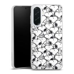 DeinDesign Galaxy A36 5G Handy Silikon H&uuml;lle Case transparent Handyh&uuml;lle Peanuts Snoopy Muster Silikon Case