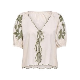 Jacqueline de Yong JDY Bluse 'JDYFILUCA' Damen Gr&ouml;&szlig;e S beige / oliv