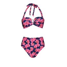 South Beach Bikini Damen Gr&ouml;&szlig;e L blau / pink / rot