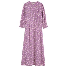 Seasalt Cornwall Kleid 'Bell Gable' Damen Gr&ouml;&szlig;e 38 braun / lila / wei&szlig; Sommerkleid