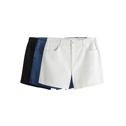 The Set Shorts Damen Gr&ouml;&szlig;e 29 blau / black denim / wei&szlig;