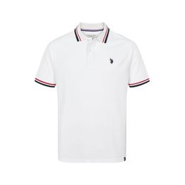 U.S. Polo Assn. Polo 'UMLimited Anniversary' Herren Gr&ouml;&szlig;e M navy / cranberry / wei&szlig;