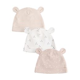 next M&uuml;tze Jungen Gr&ouml;&szlig;e 47 beige / ecru / dunkelgrau / wei&szlig;