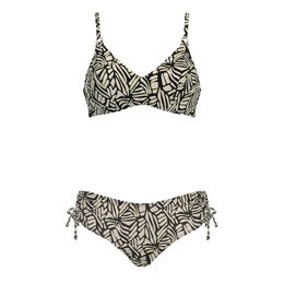 Olympia Bikini Damen Gr&ouml;&szlig;e L nude / schwarz
