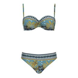 Olympia Bikini female size L Smoke blue / Green / Black / White