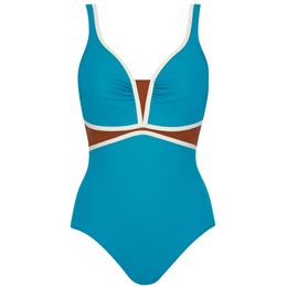 Sunflair Badeanzug Damen Gr&ouml;&szlig;e M t&uuml;rkis / rot / wei&szlig;