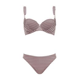 Olympia Bikini Damen Gr&ouml;&szlig;e L altrosa / dunkelrot