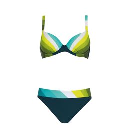 Sunflair Bikini Damen Gr&ouml;&szlig;e XXL t&uuml;rkis / apfel / neongr&uuml;n / wei&szlig;