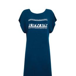 Sun Marin Sunmarin Kleid Damen Gr&ouml;&szlig;e 38 nachtblau / wei&szlig; Sommerkleid