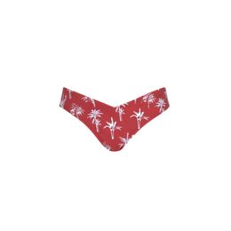 Olympia Bikinihose Damen Gr&ouml;&szlig;e L dunkelrot / wei&szlig;