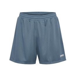 Hummel Sportshorts Herren Gr&ouml;&szlig;e XL taubenblau / wei&szlig;