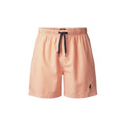 MCS Badeshorts 'MCIrving' Herren Gr&ouml;&szlig;e L navy / mandarine / wei&szlig;