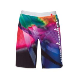 Wavebreaker Badeshorts Herren Gr&ouml;&szlig;e M marine / royalblau / gr&uuml;n / orange