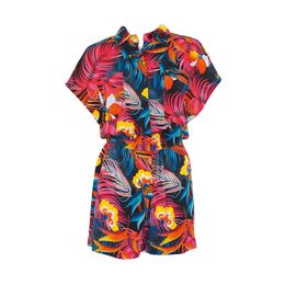 Sunflair Jumpsuit Damen Gr&ouml;&szlig;e L neonblau / gelb / hellrot / schwarz