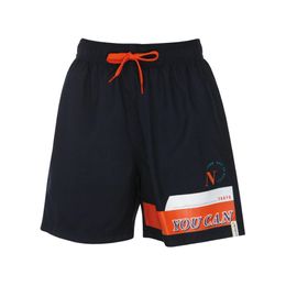 Wavebreaker Badeshorts Jungen Gr&ouml;&szlig;e 116 nachtblau / orange / wei&szlig;