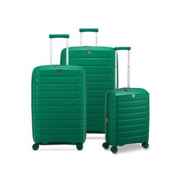 Roncato B-Flying Move 4 Rollen Kofferset 3-teilig mit Dehnfalte in lime | Gr.: onesize