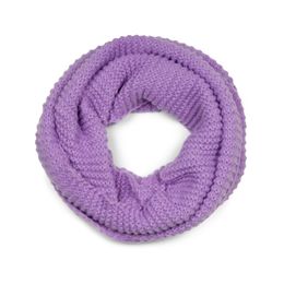 styleBREAKER Strickloop mit Wellenmuster in Flieder | Gr.: onesize